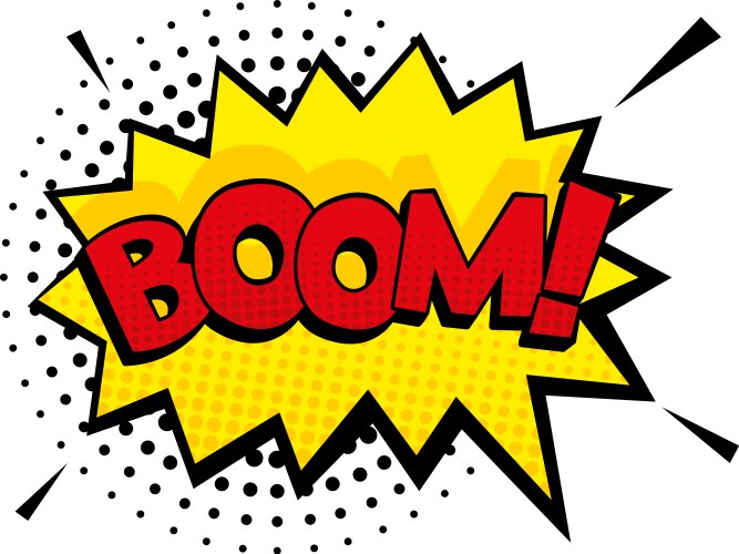 Boom Sticker Vector Images (over 8,900)