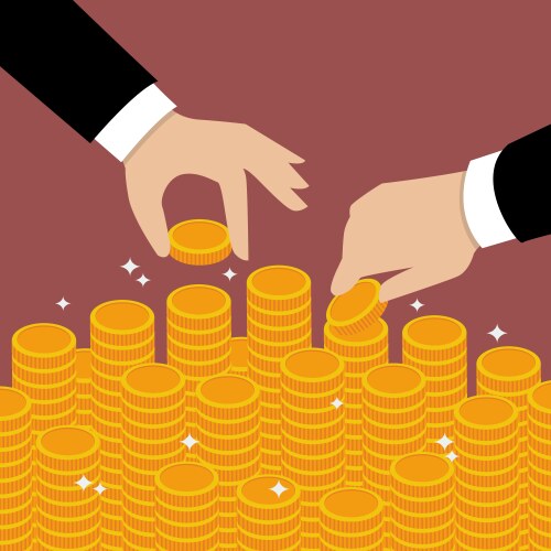 Coin Pile Vector Images (over 22,000)