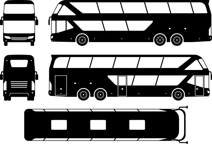 Bus Top View Vector Images (over 520)