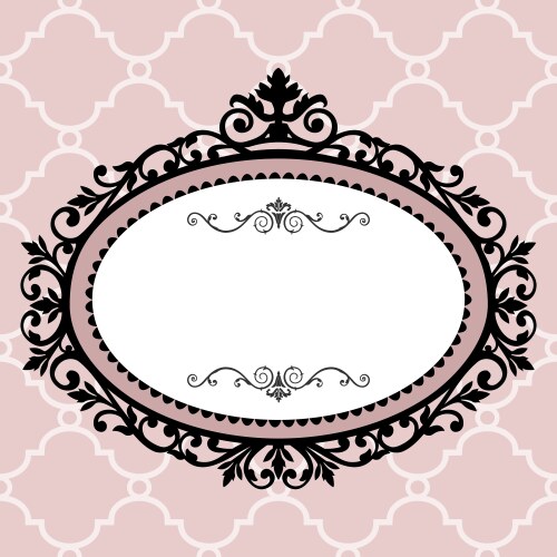 Victorian frame Royalty Free Vector Image - VectorStock