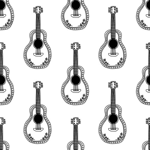 Mexican acoustic guitar Royalty Free Vector Image Mexican acoustic guitar Royalty Free Vector Image