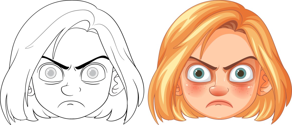 Angry Face Cartoon Vector Images (over 73,000)