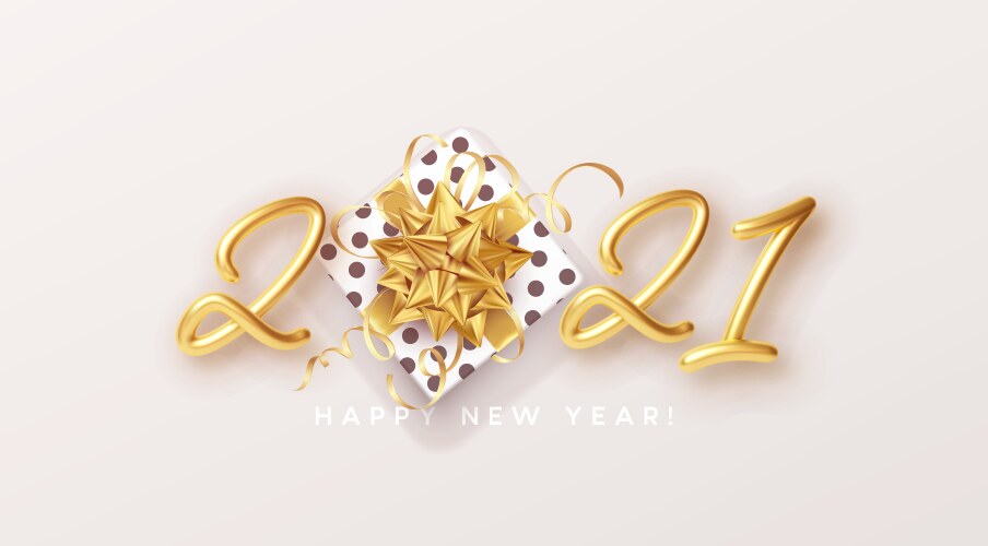 Word gold 3d calligraphic lettering realistic Vector Image