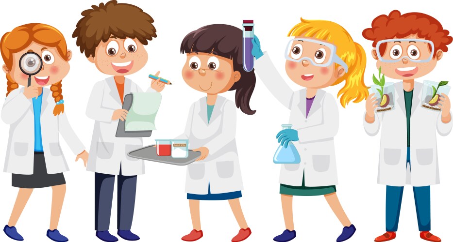 Science Kids Vector Images (over 37,000)