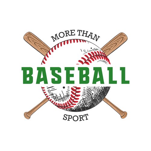 Baseball logo Royalty Free Vector Image - VectorStock