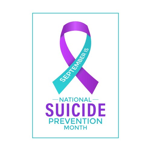 National suicide prevention month Royalty Free Vector Image