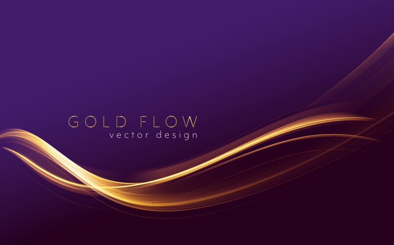3d modern luxury template design blue and gold Vector Image