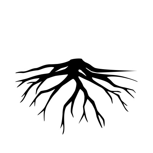 Tree Roots Black and White Vector Images (over 2,900)