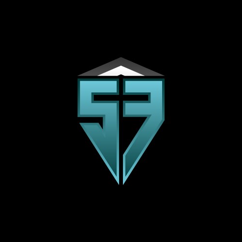 Wc logo shield blue light style design Royalty Free Vector