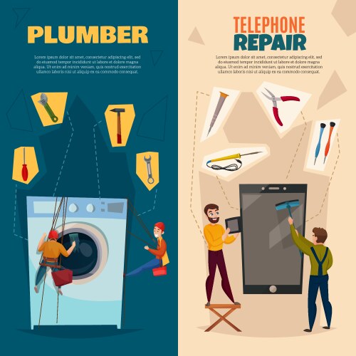 Electronics Repair Banner Vector Images (over 1,000)