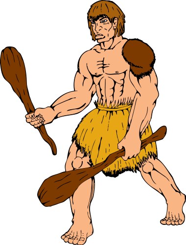 Caveman Club Cartoon Vector Images (over 350)