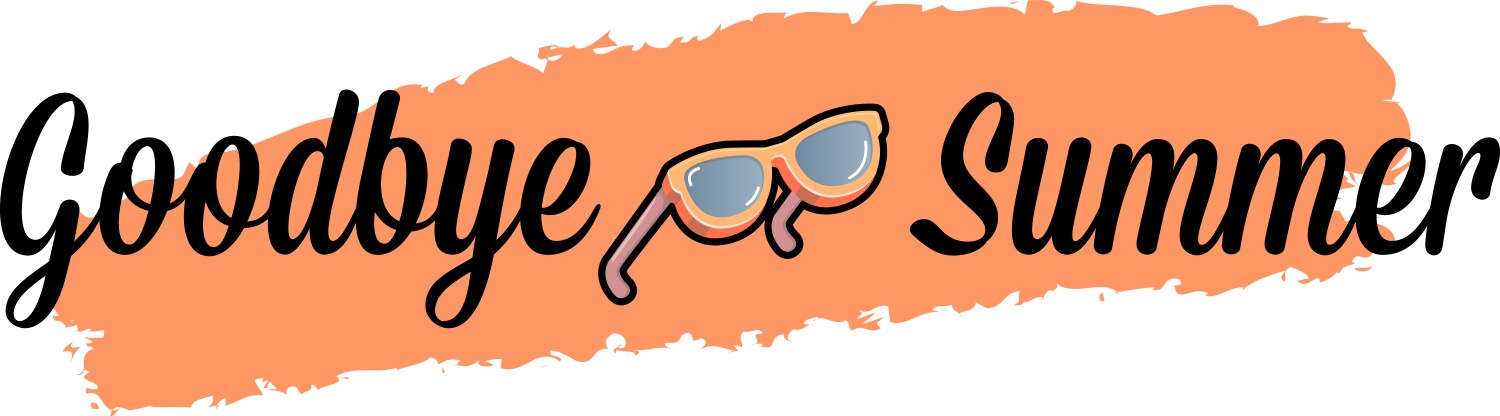 Vintage goodbye summer concept Royalty Free Vector Image