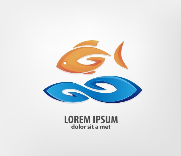 Fire fish Royalty Free Vector Image - VectorStock