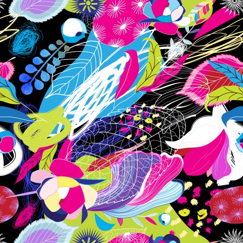 Seamless texture in style 80s from Royalty Free Vector Image