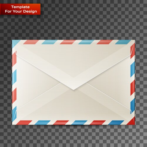 Blank old photo frames isolated on transparent Vector Image