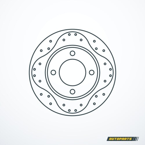 Car Blueprint Brake Vector Images (60)