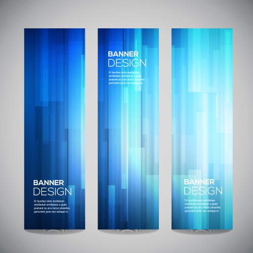 Blue Vertical Banner Vector Images (over 17,000)