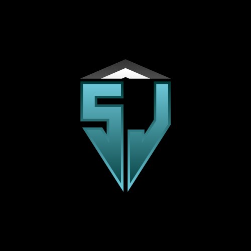 Is logo shield blue light style design Royalty Free Vector Is logo shield blue light style design Royalty Free Vector