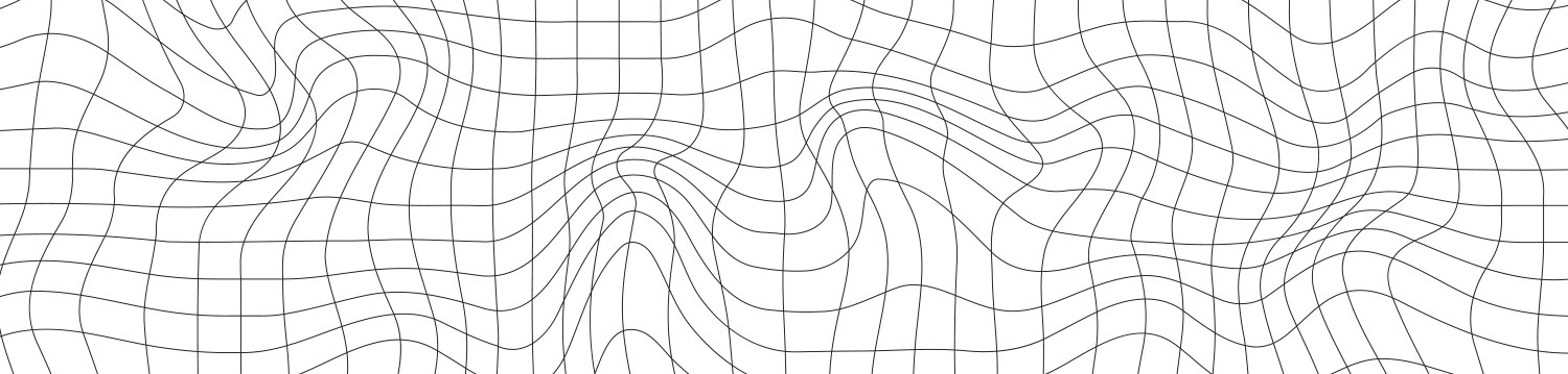 Abstract 3d wireframe mesh grid with a wave Vector Image