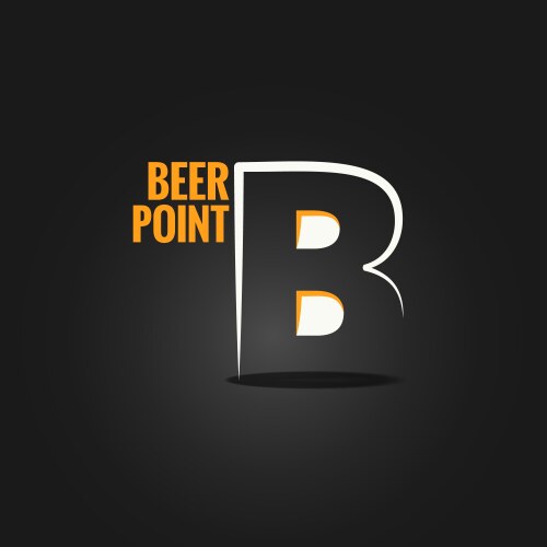 Beer bottle design background Royalty Free Vector Image