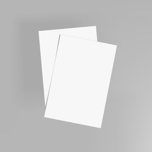 White blank a4 paper templates for presentation Vector Image