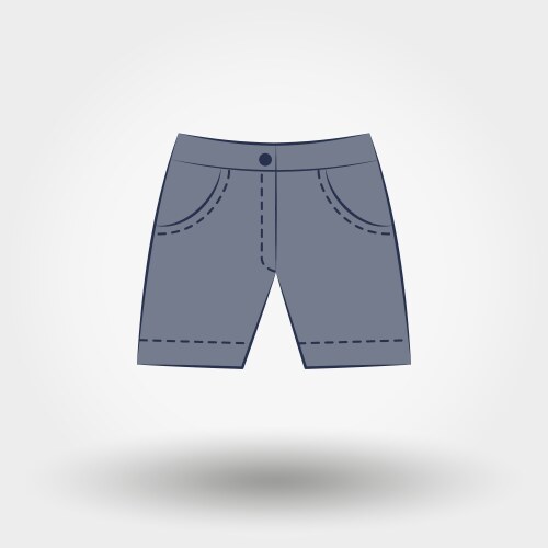 Cartoon - ripped denim jeans pants Royalty Free Vector Image