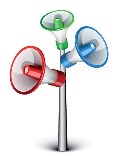 Megafon Royalty Free Vector Image - VectorStock