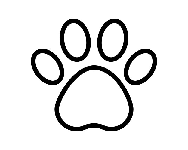 Dog Paw Print Outline Vector Images (over 18,000)
