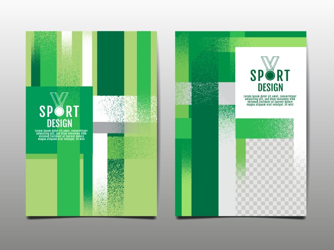 Sport design layout template Royalty Free Vector Image