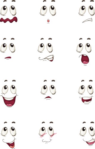 Happy apple smiley Royalty Free Vector Image - VectorStock