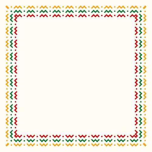 Juneteenth frame design element collection Vector Image