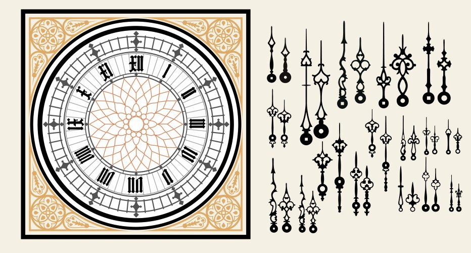 Clock Face Vector Images (over 38,000)