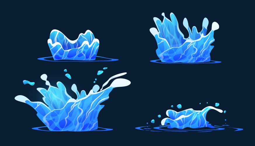 Water Splash Cartoon Vector Images (over 16,000)