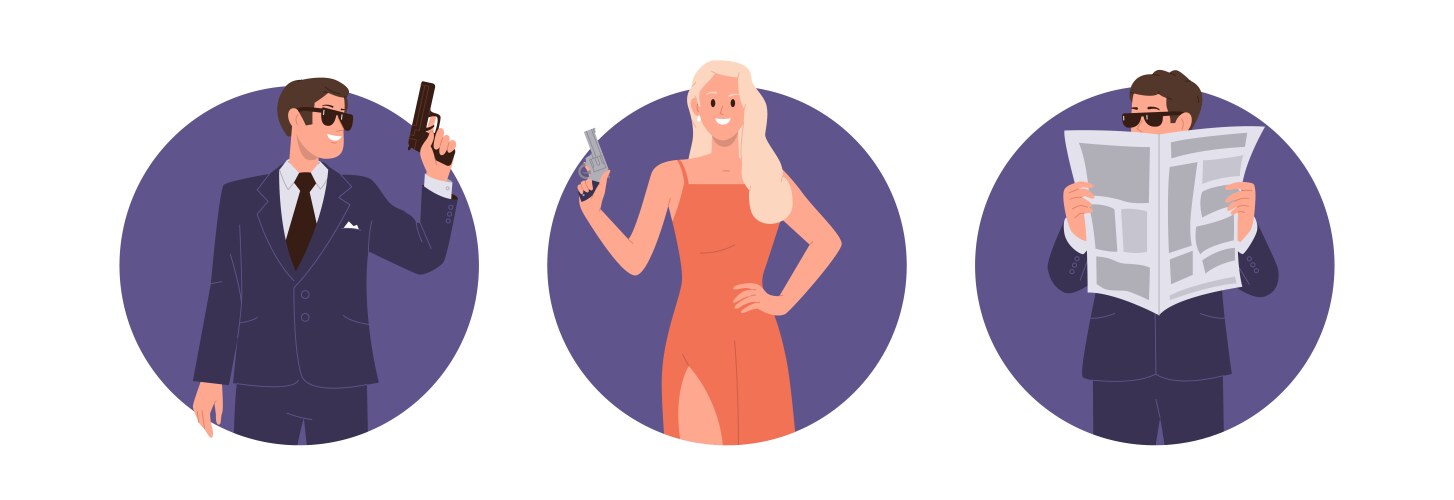 Secret Agent Cartoon Vector Images (over 2,100)