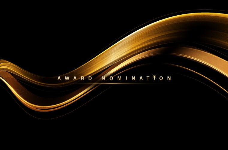 Award nomination ceremony luxury background Vector Image