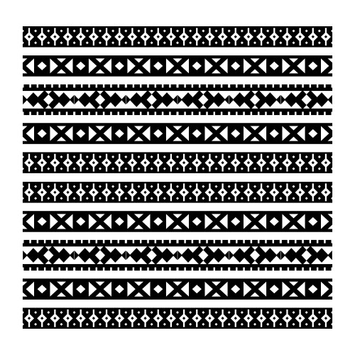 Hawaiian Patterns Tribal Vector Images (over 2,500)