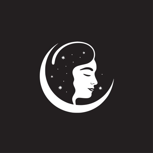 Cheese moon logo Royalty Free Vector Image - VectorStock