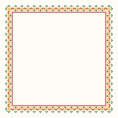 Juneteenth frame design element collection Vector Image