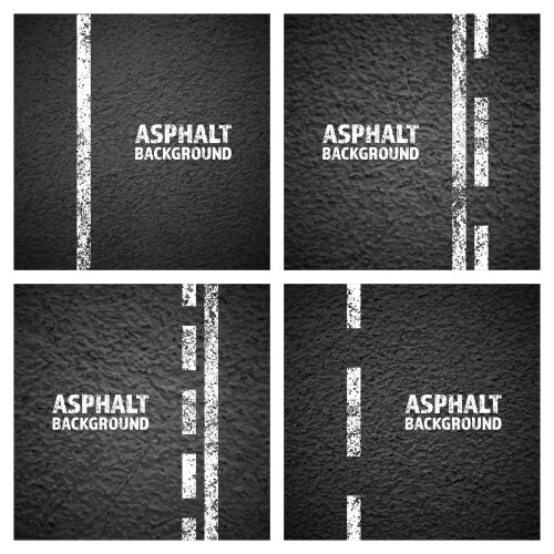 Straight road marking Royalty Free Vector Image