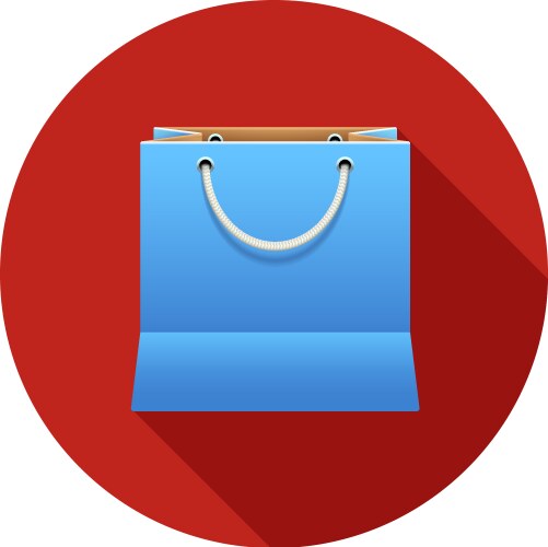 Black paper bag Royalty Free Vector Image - VectorStock