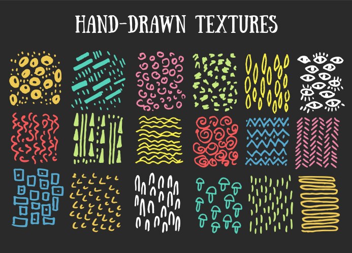 Hand Drawn Textures Vector Images (over 390,000)