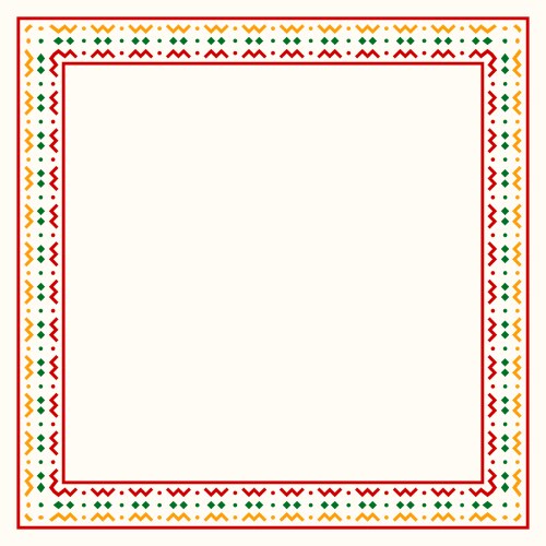 Juneteenth frame design element collection Vector Image