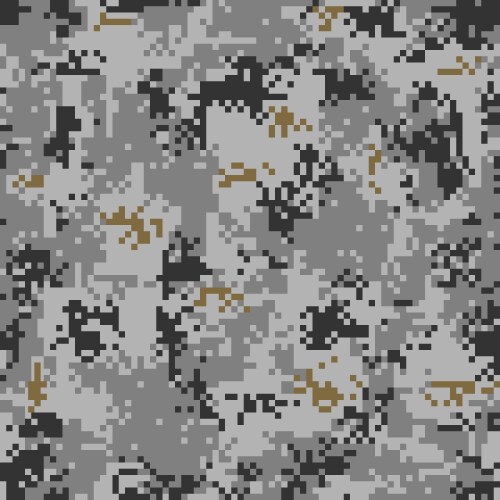 Dot camouflage seamless pattern gray Royalty Free Vector
