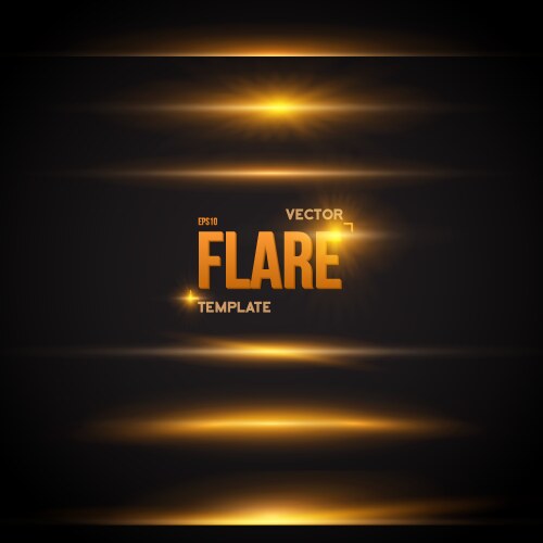 Transparent lens flare effect set Royalty Free Vector Image