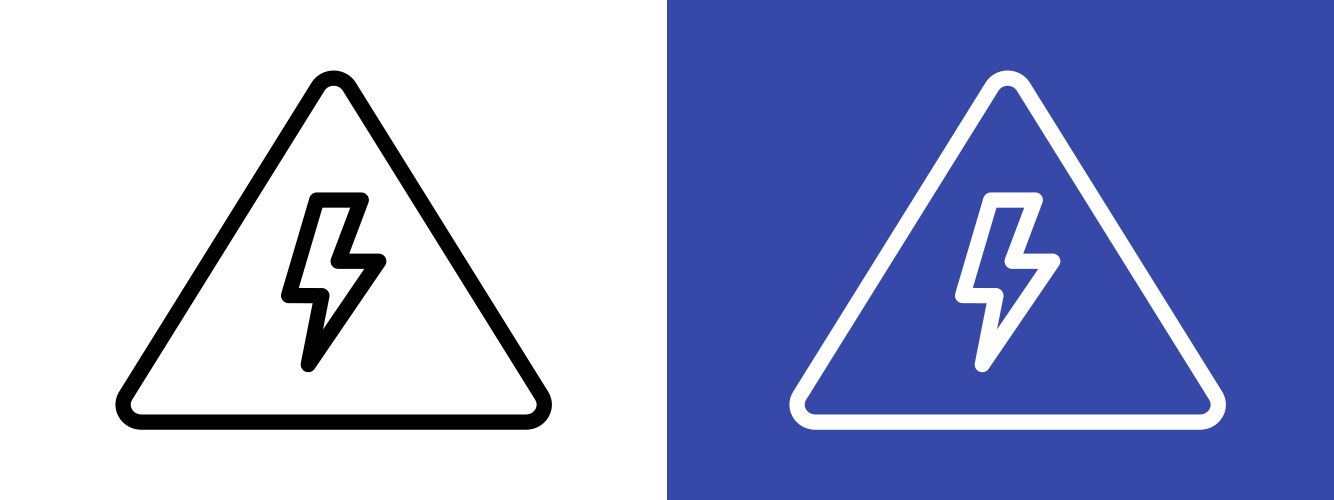 High voltage logo Vector Images & Graphics for Commercial Use | VectorStock