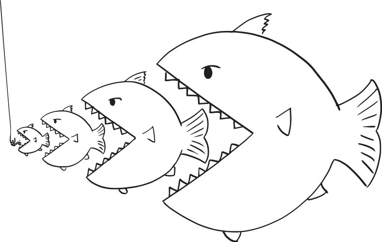 Fish Line Drawing Vector Images (over 28,000)
