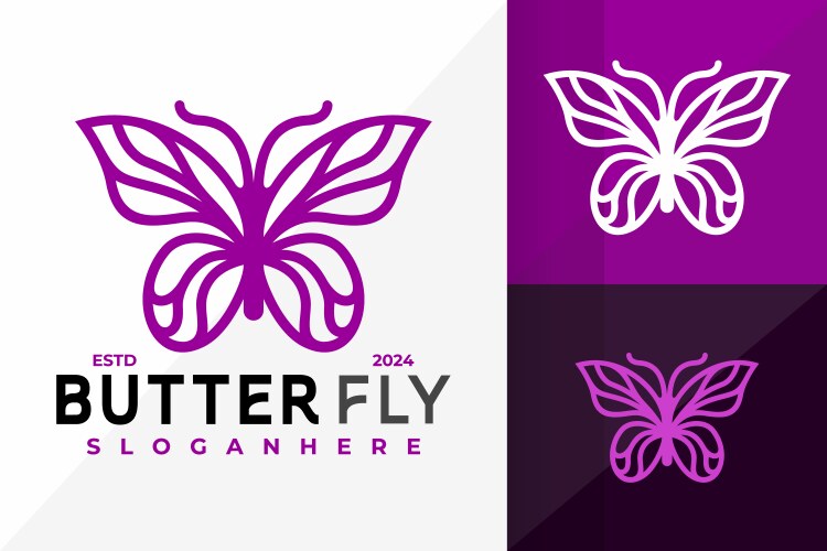Pink Butterfly Logo Vector Images (over 1,500)