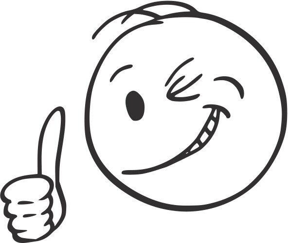 Smiling Stickman Vector Images (over 1,900)