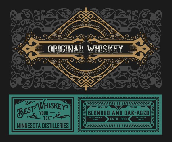 Retro western label Royalty Free Vector Image - VectorStock