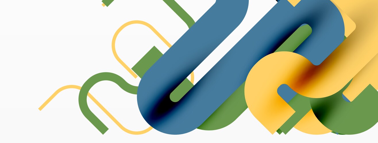 Abstract background curvy lines minimal geometric Vector Image